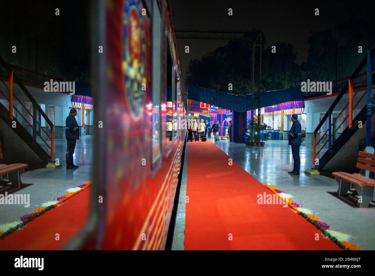 Red train station historic hi-res stock photography and images - Alamy