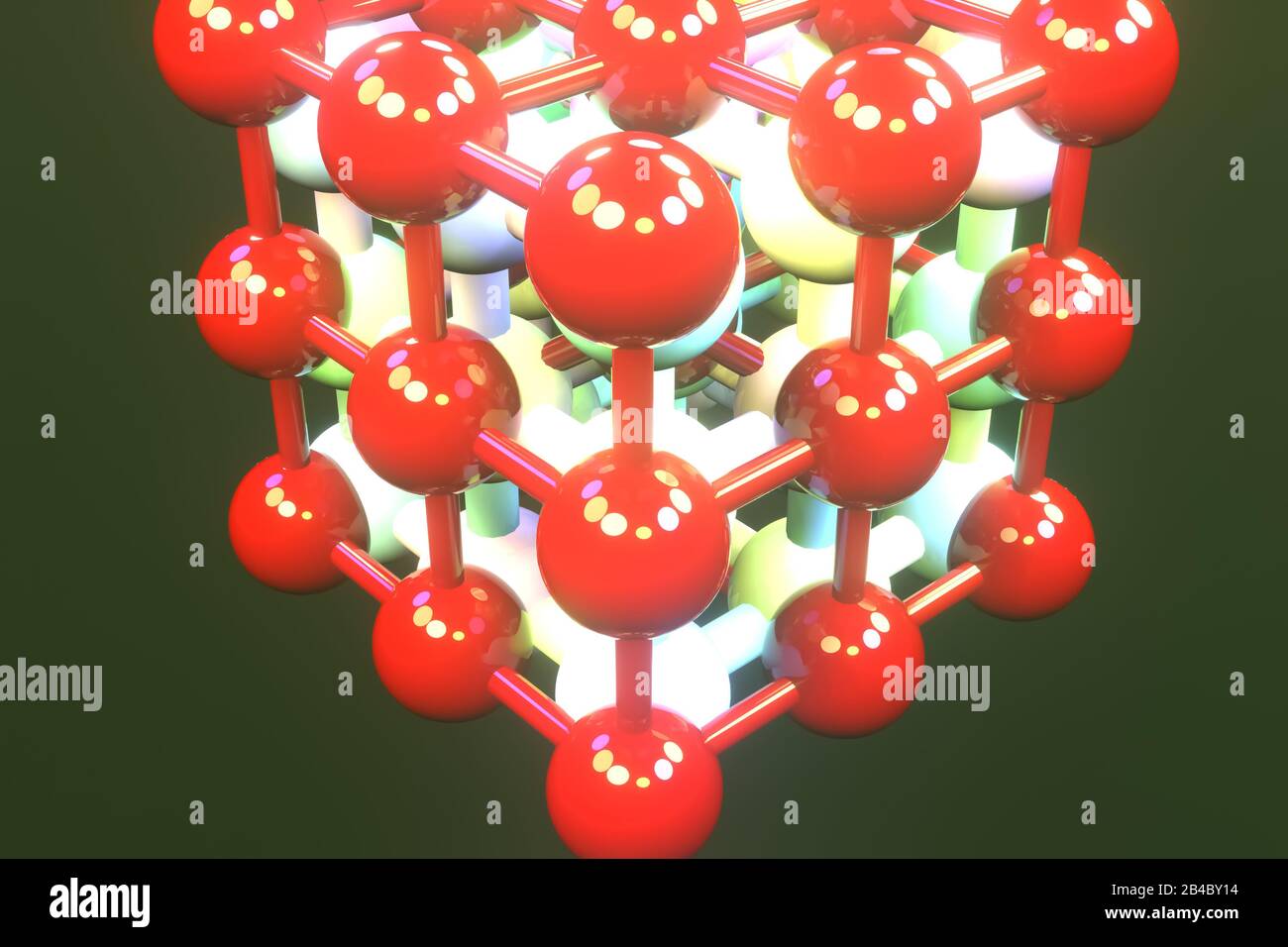 Inter-locked sphere, molecule style. For illustrations design, texture ...