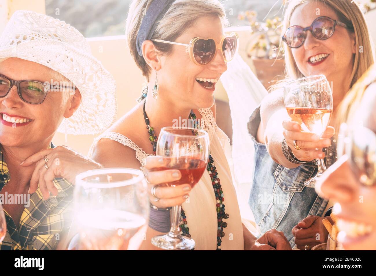 Beautiful family celebrating party hi-res stock photography and images ...