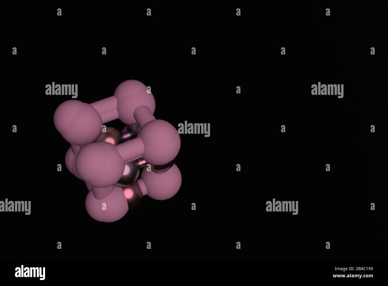 Abstract inter-locked sphere molecule style, for web page, graphic ...