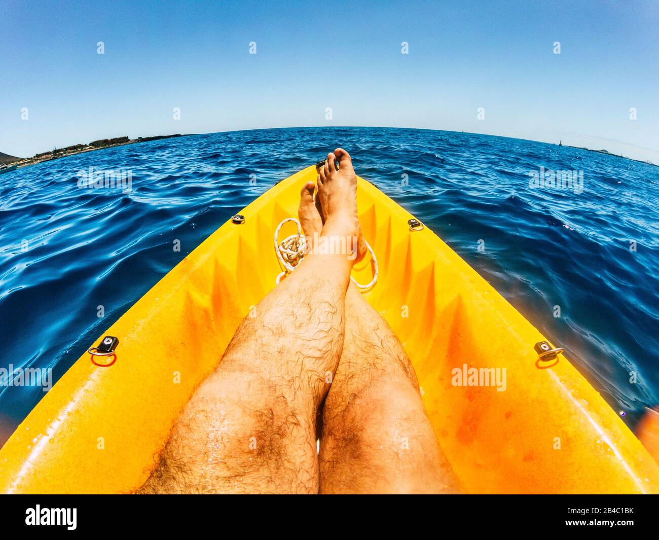 Legs in kayak hi-res stock photography and images - Alamy