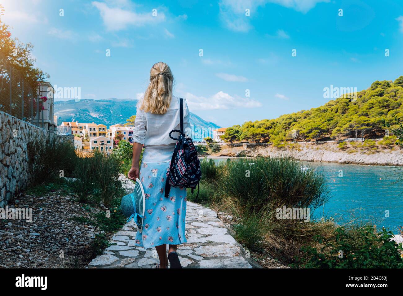 Beautiful tanned woman hi-res stock photography and images - Alamy