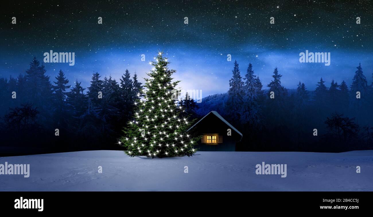 Night time in winter hi-res stock photography and images - Alamy