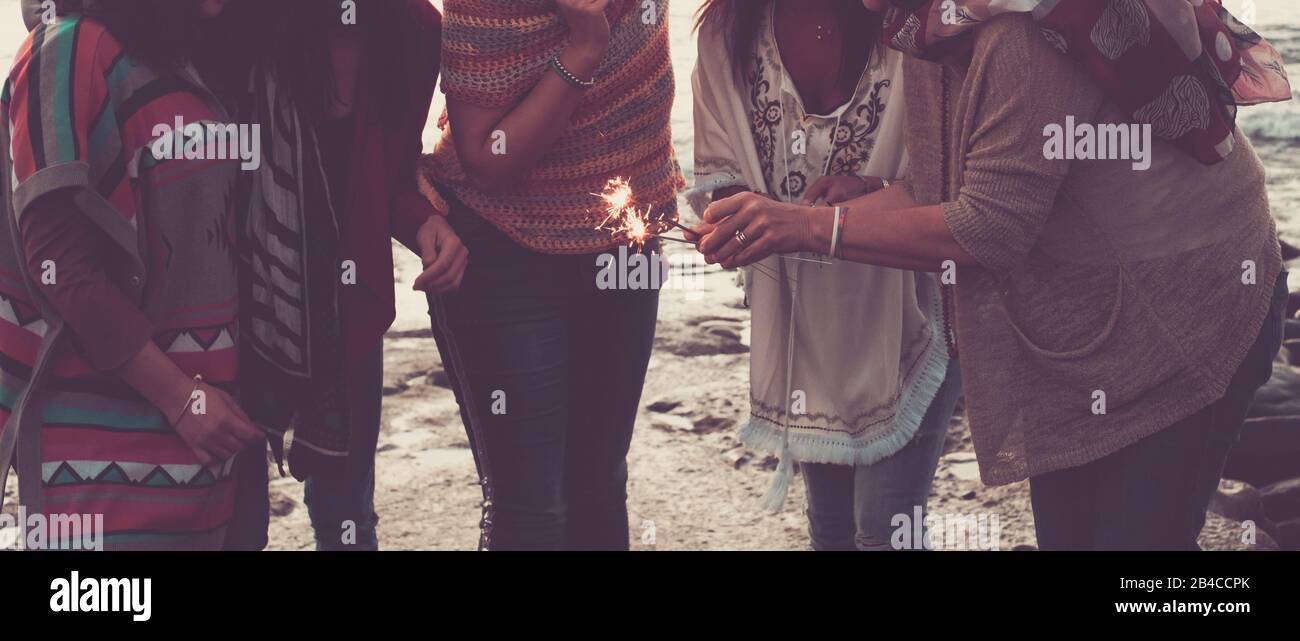 Boho people hi-res stock photography and images - Alamy