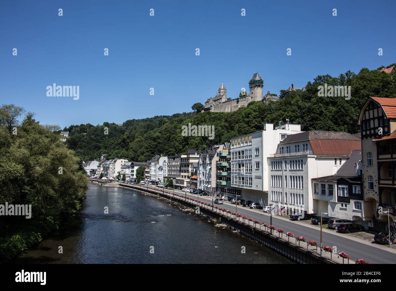 Altena city center on the Lenne Stock Photo - Alamy