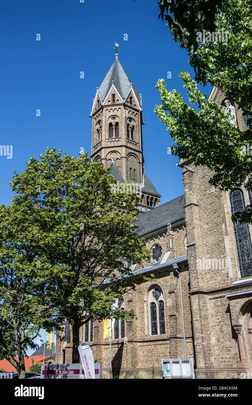 St. Nicholas basilica in Bensberg Stock Photo - Alamy