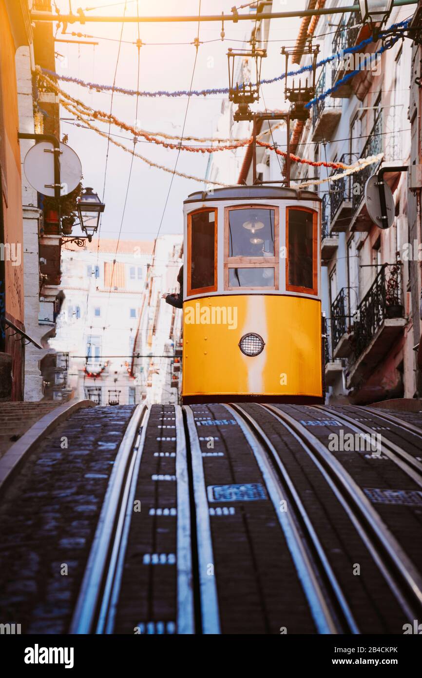 Funicular trolley track hi-res stock photography and images - Alamy