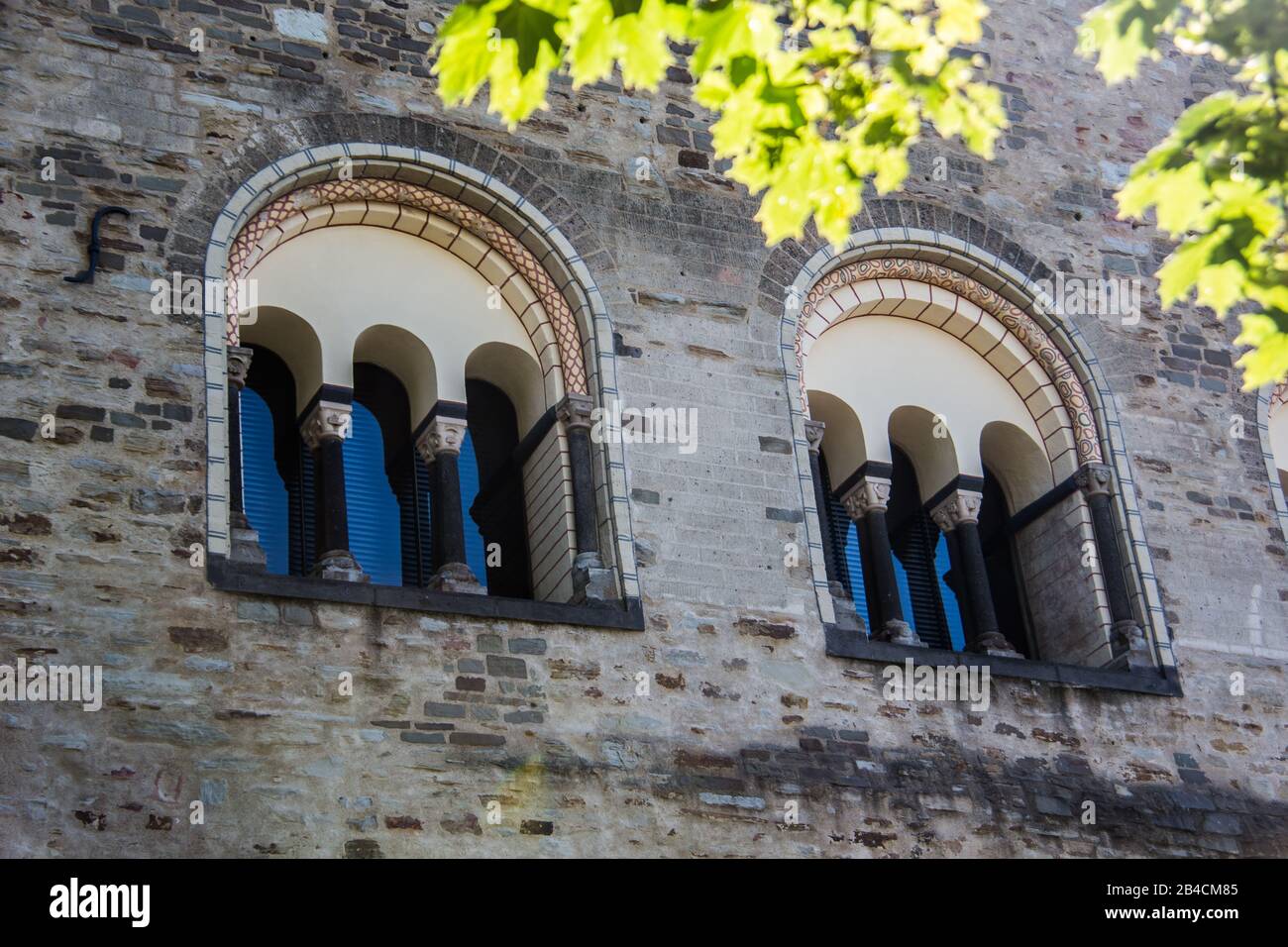 Bensberg castle with town hall Stock Photo - Alamy