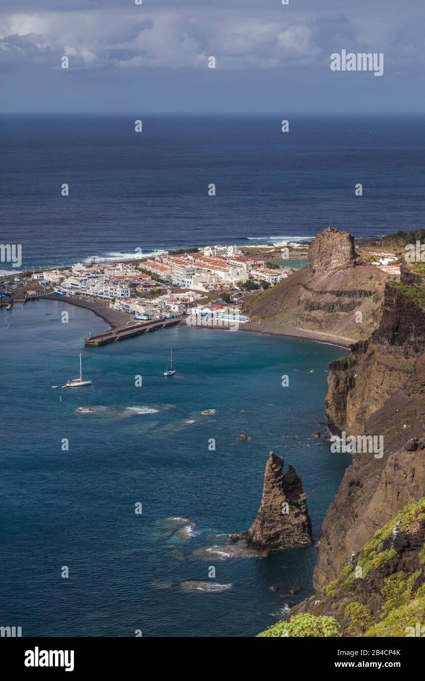 Spain, Canary Islands, Gran Canaria Island, Puerto de las Nieves, high ...