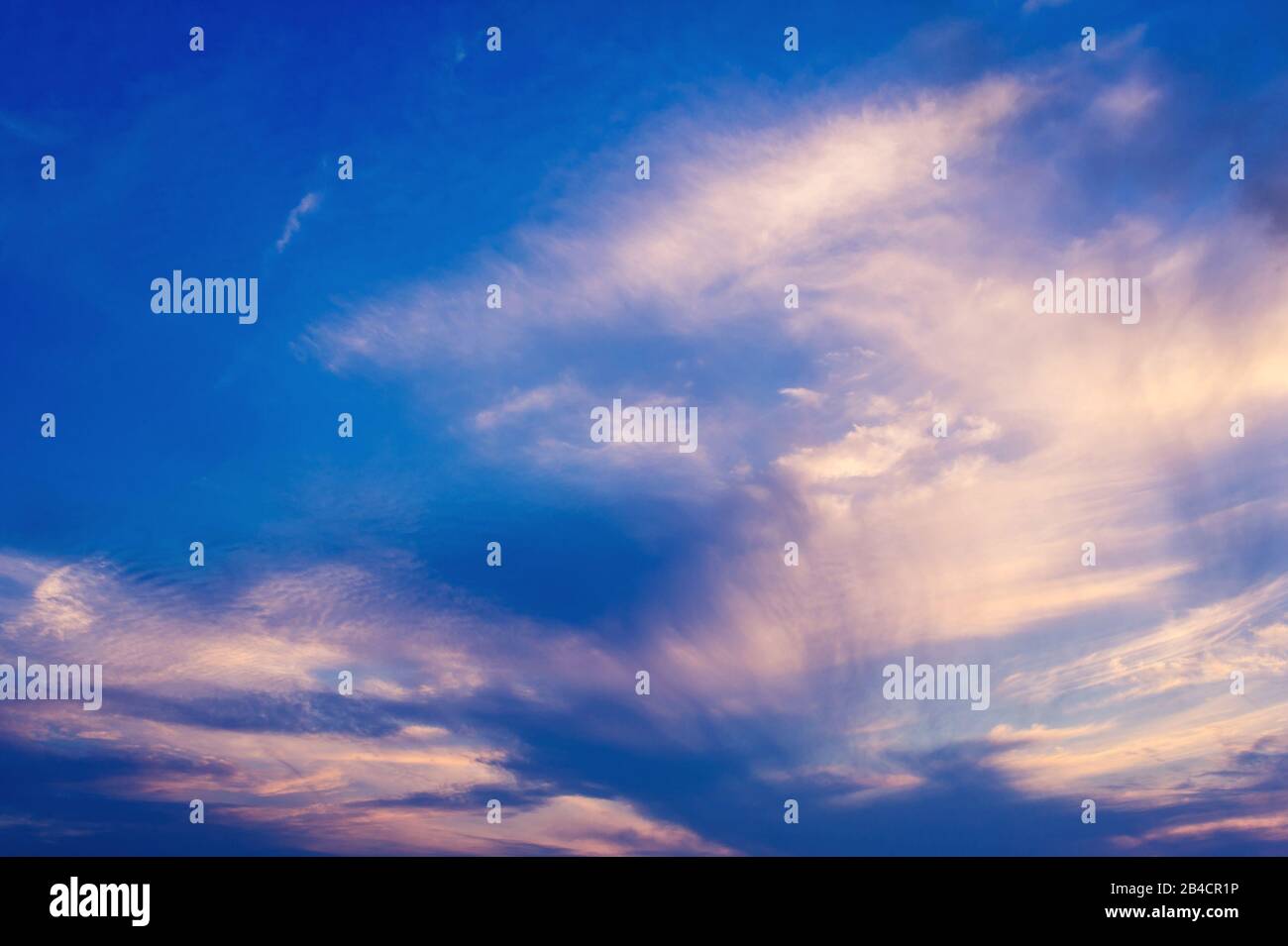 dramatic blue sky and clouds. cloudscape background Stock Photo - Alamy