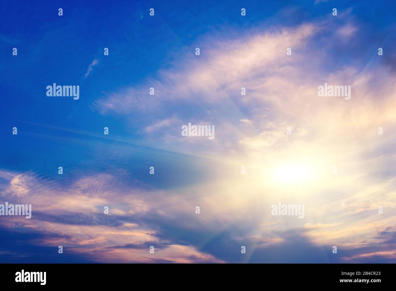 dramatic blue sky and clouds. cloudscape background Stock Photo - Alamy