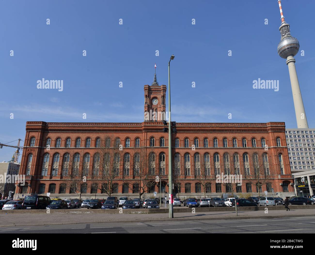 Rotes Rathaus, Mitte, Berlin, Deutschland Stock Photo - Alamy