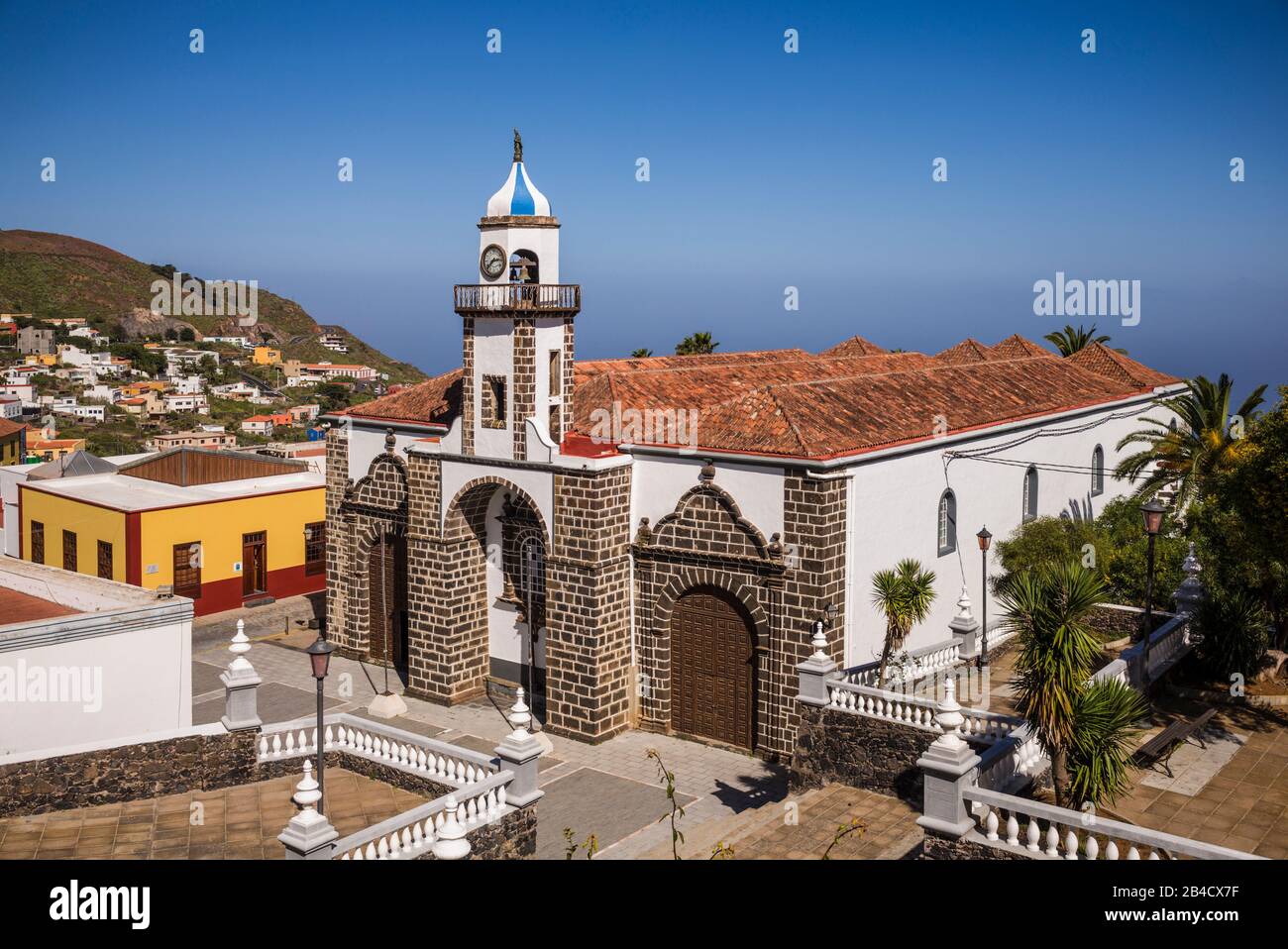 Spain, Canary Islands, El Hierro Island, Valverde, island capital ...