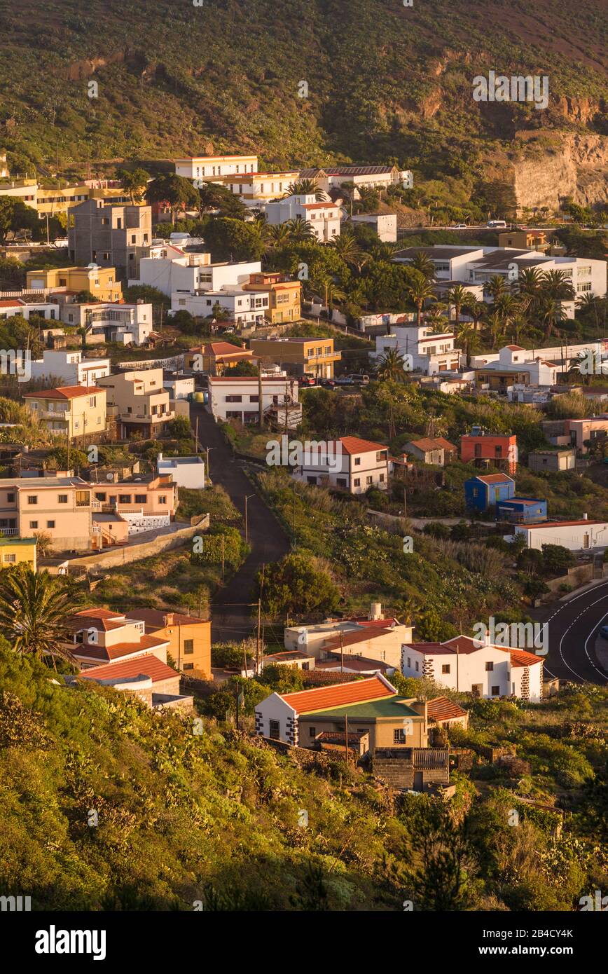 Spain, Canary Islands, El Hierro Island, Valverde, island capital ...