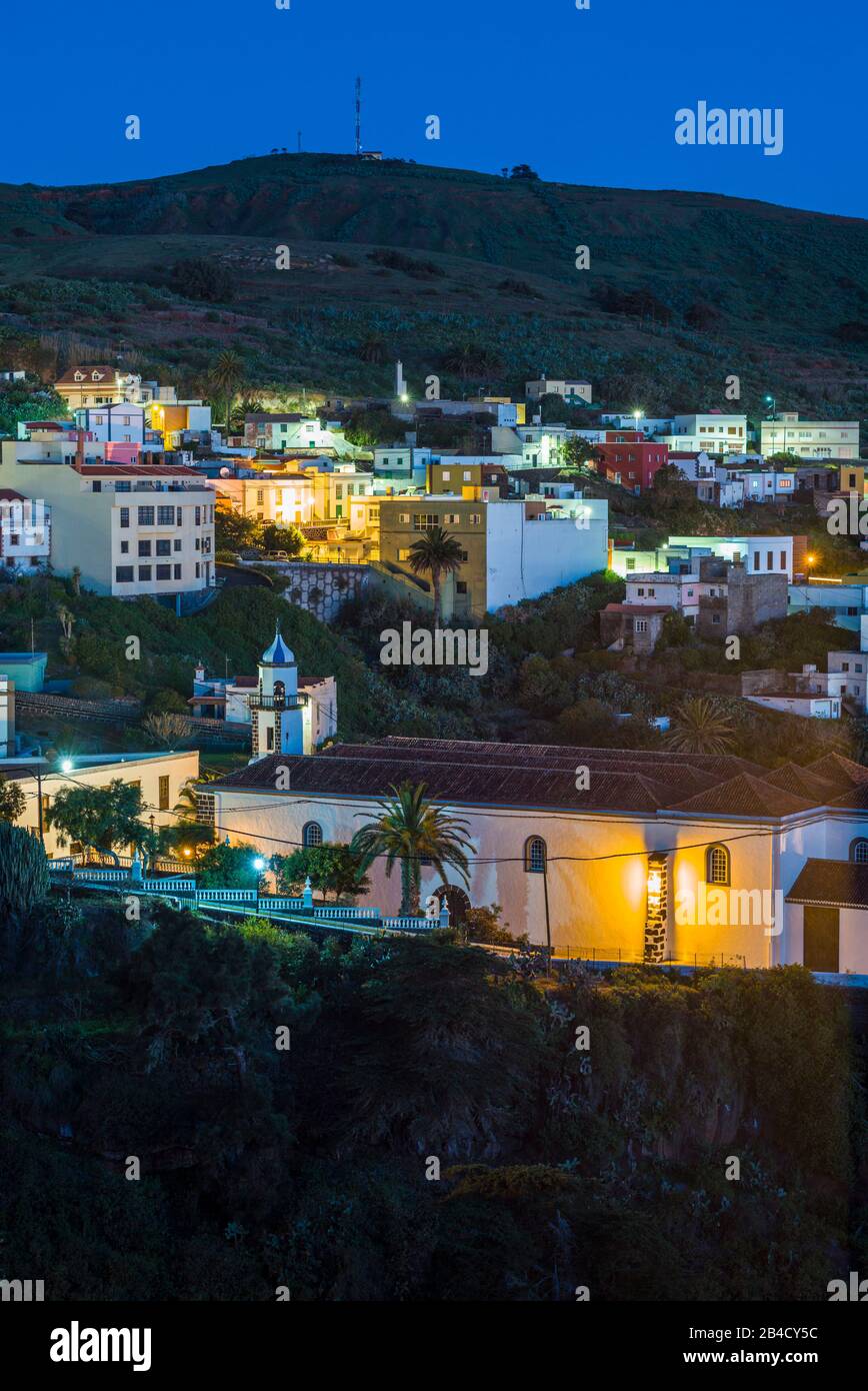 Spain, Canary Islands, El Hierro Island, Valverde, island capital ...