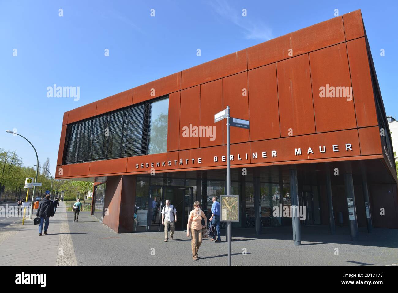 Besucherzentrum, Gedenkstaette Berliner Mauer, Bernauer Strasse, Mitte ...