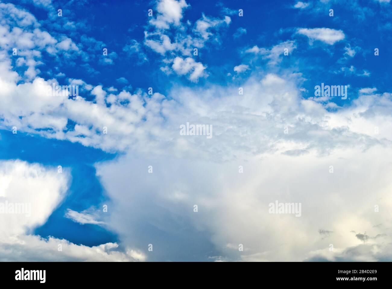 dramatic blue sky and clouds. cloudscape background Stock Photo - Alamy