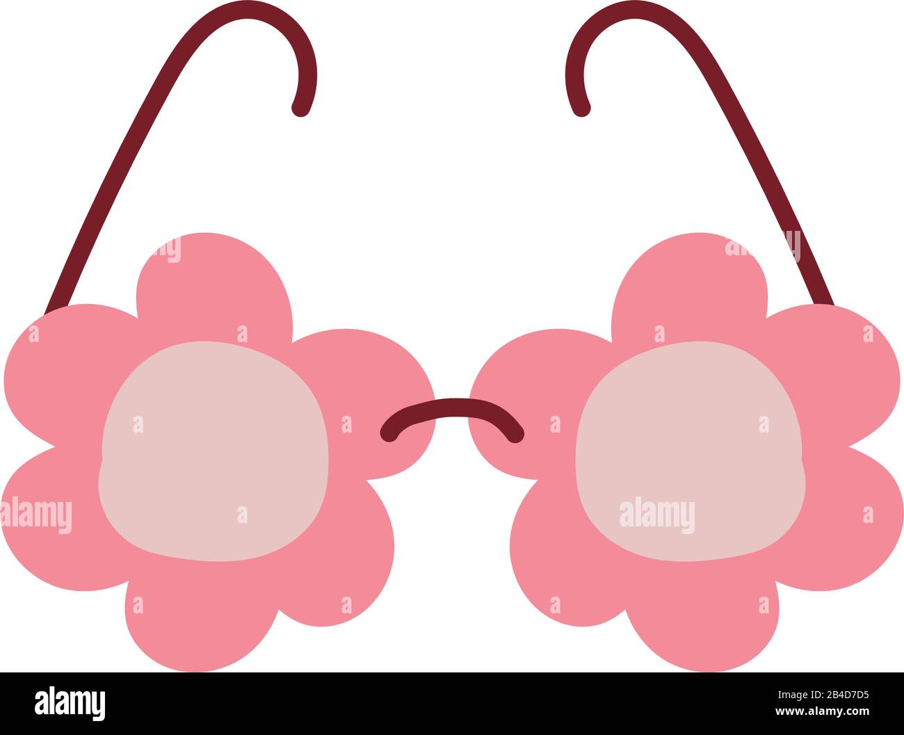 cute glasses on white background vector illustration design Stock ...