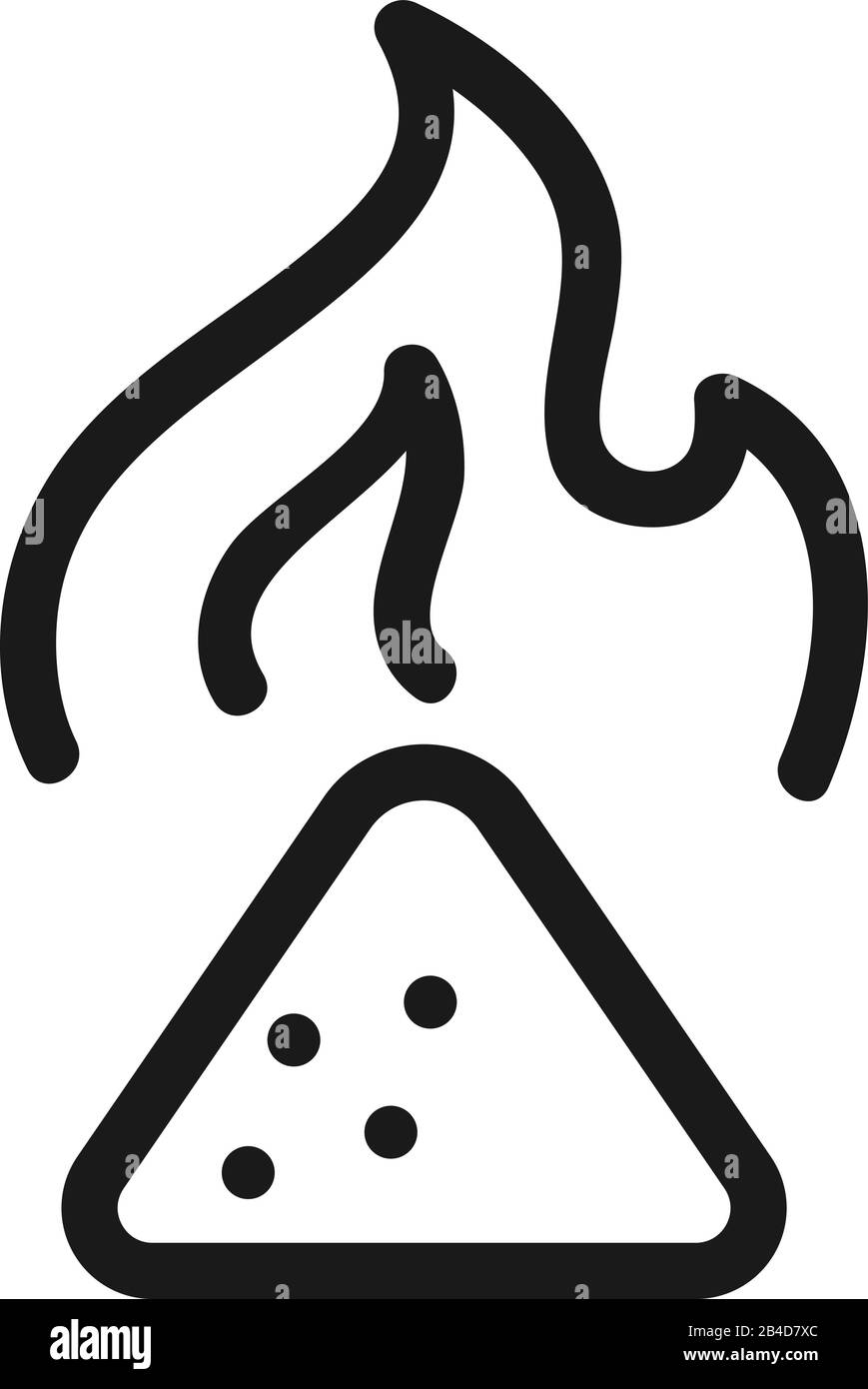 Spice icon vector. Isolated contour symbol illustration Stock Vector ...