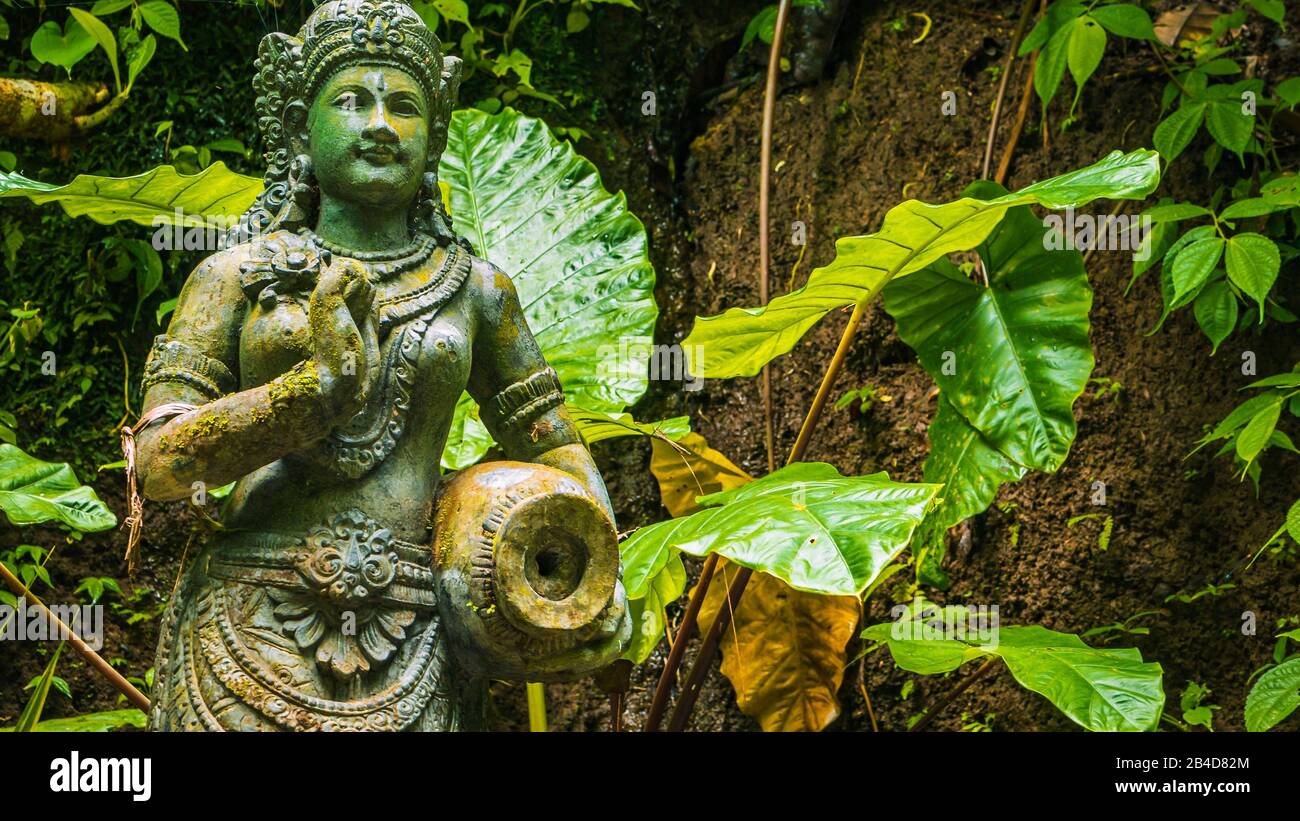Traditional Balinese stone sculpture art and culture at Bali, Indonesia ...