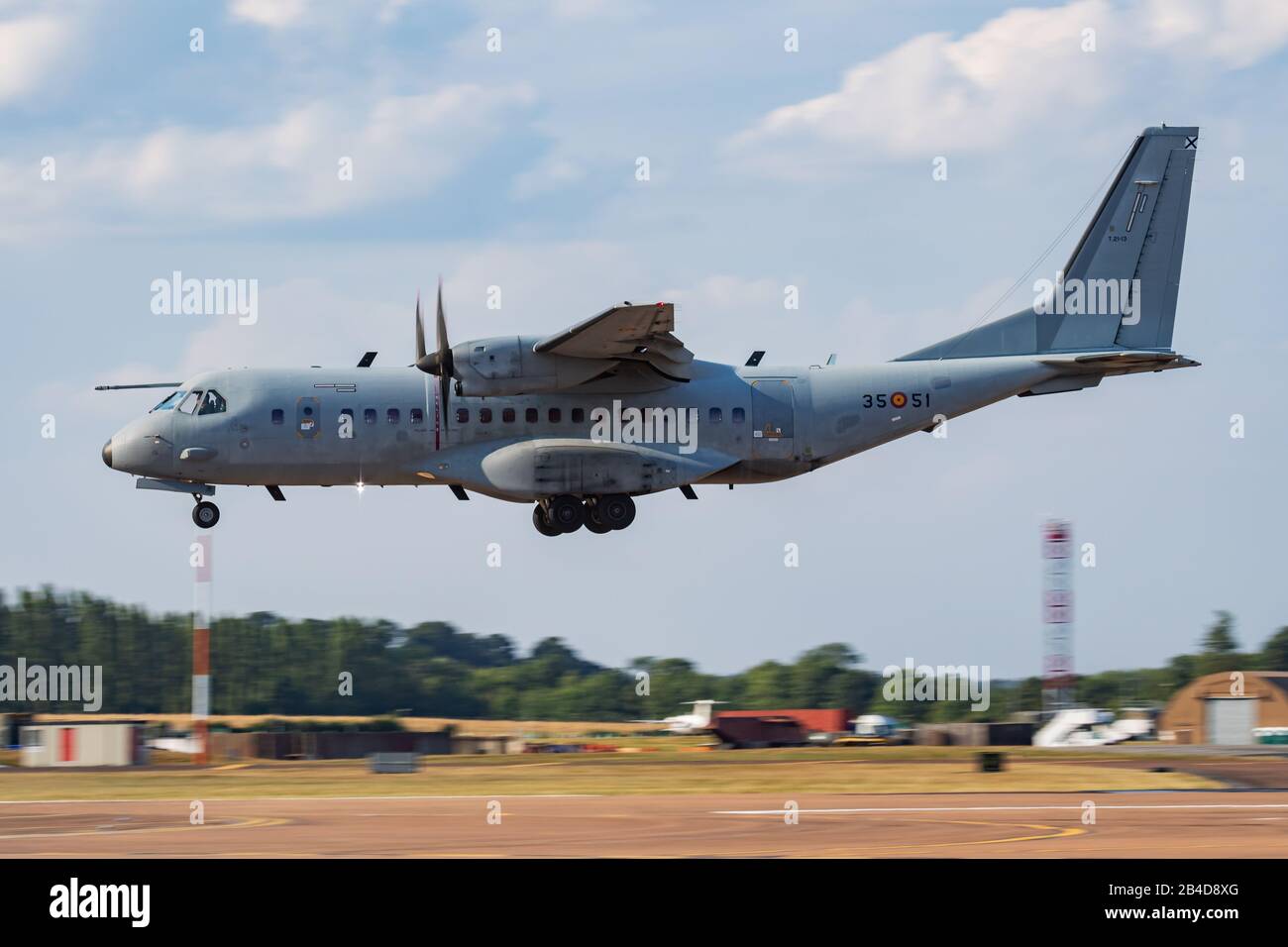 Spanish air force transport airplane hi-res stock photography and ...