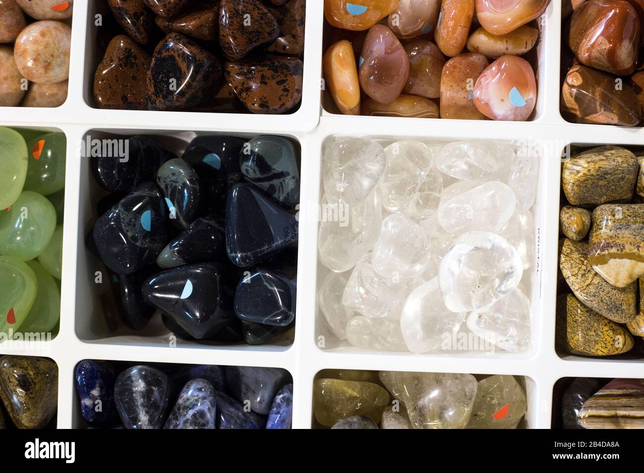 stock of various colorful gems Stock Photo - Alamy