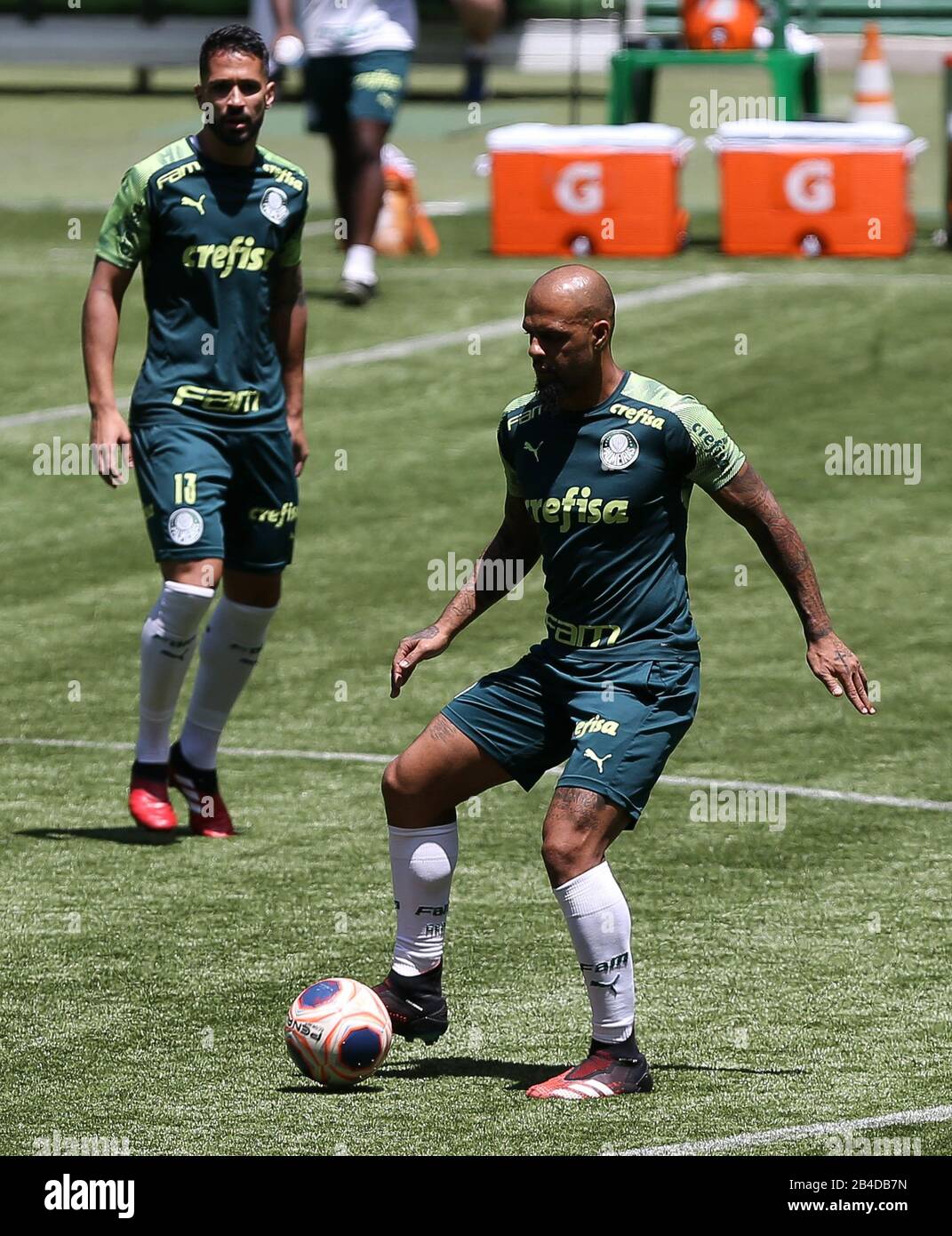 SÃO PAULO, SP - 06.03.2020: TREINO DO PALMEIRAS - Felipe Melo, from SE ...