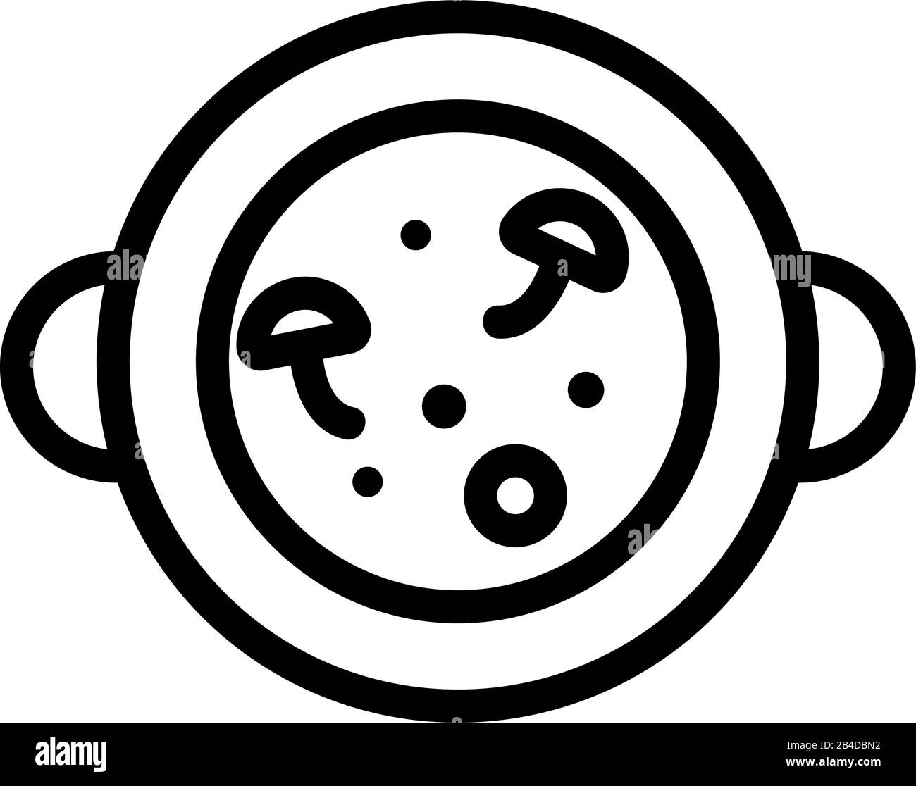 Fish soup icon vector. Isolated contour symbol illustration Stock ...