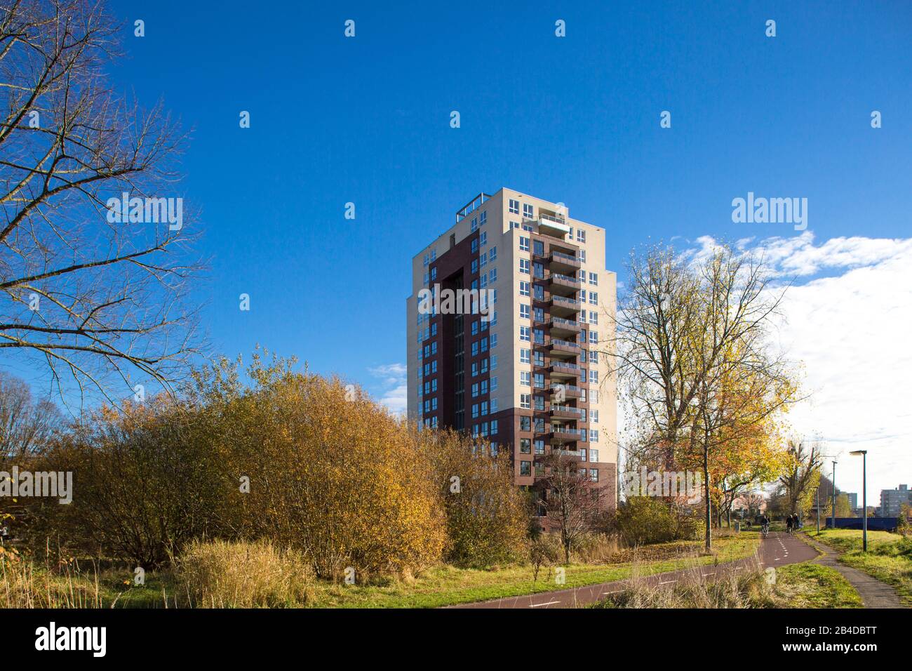 Europe, Netherlands, Groningen: apartment house Stock Photo - Alamy