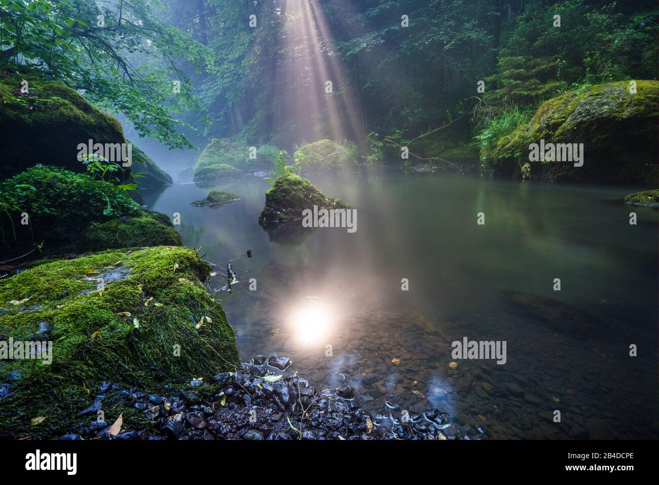 Shadows brook with stones hi-res stock photography and images - Alamy
