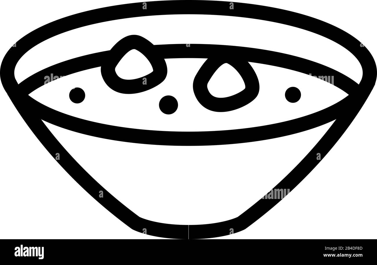 Delicious vector icon soup. Isolated contour symbol illustration Stock ...