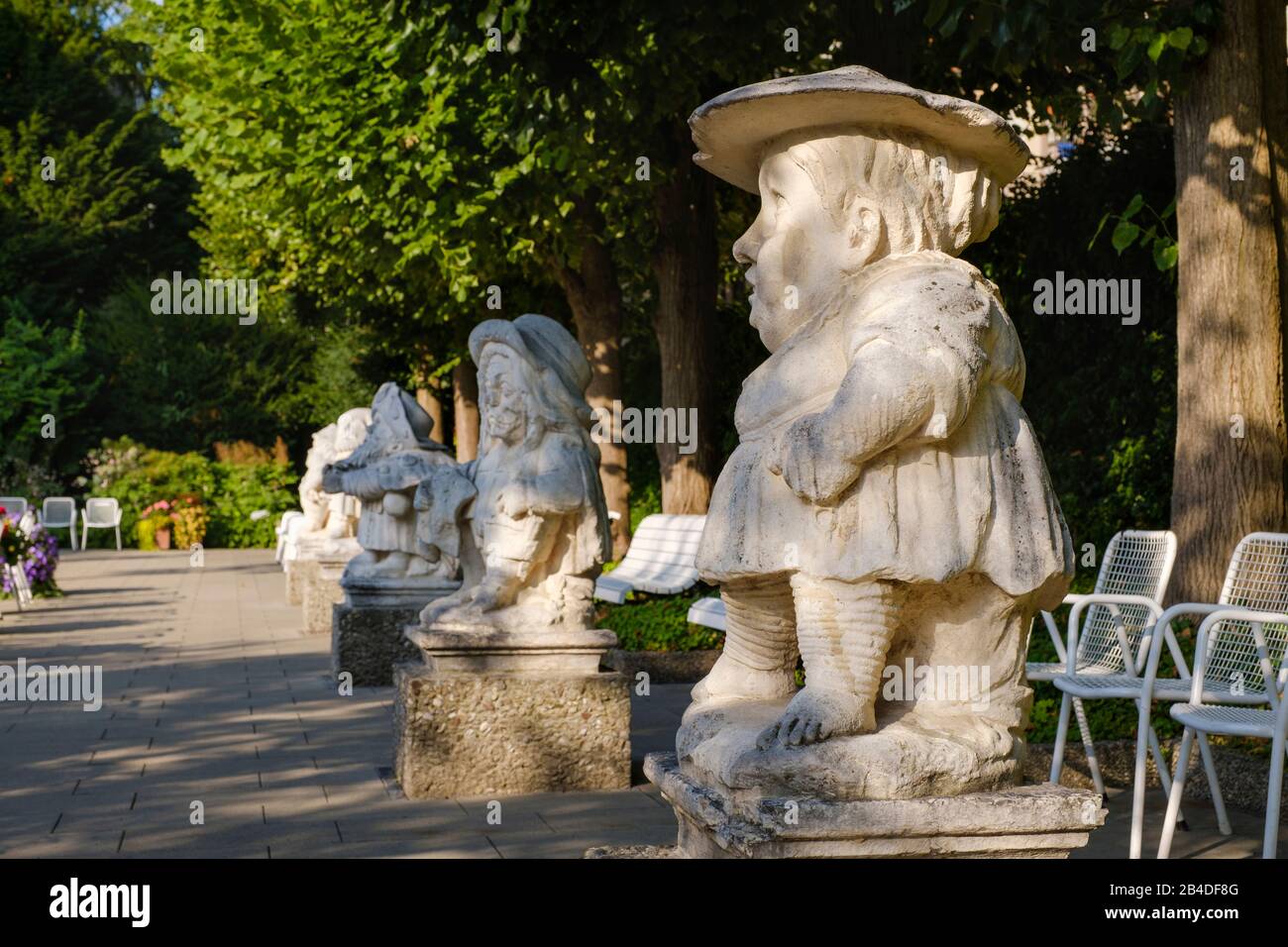 Baroque dwarf figures in the hofgarten hi-res stock photography and ...