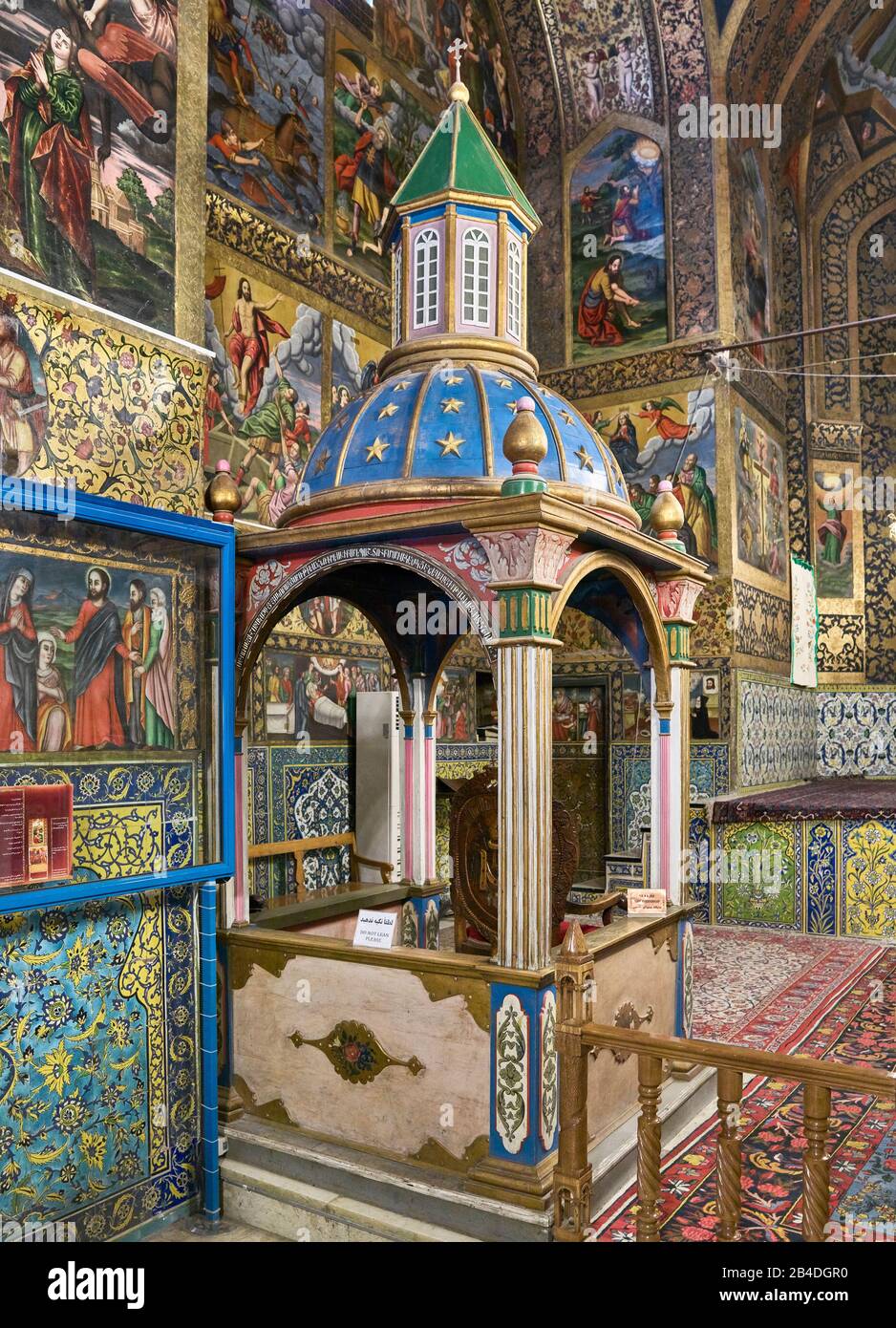 Interior shot of the Armenian Vank Cathedral in the Jolfa district in ...