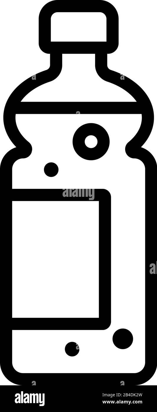 fizzy drink icon vector. Isolated contour symbol illustration Stock ...