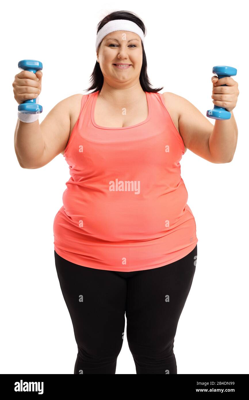 Overweight training Cut Out Stock Images & Pictures - Alamy