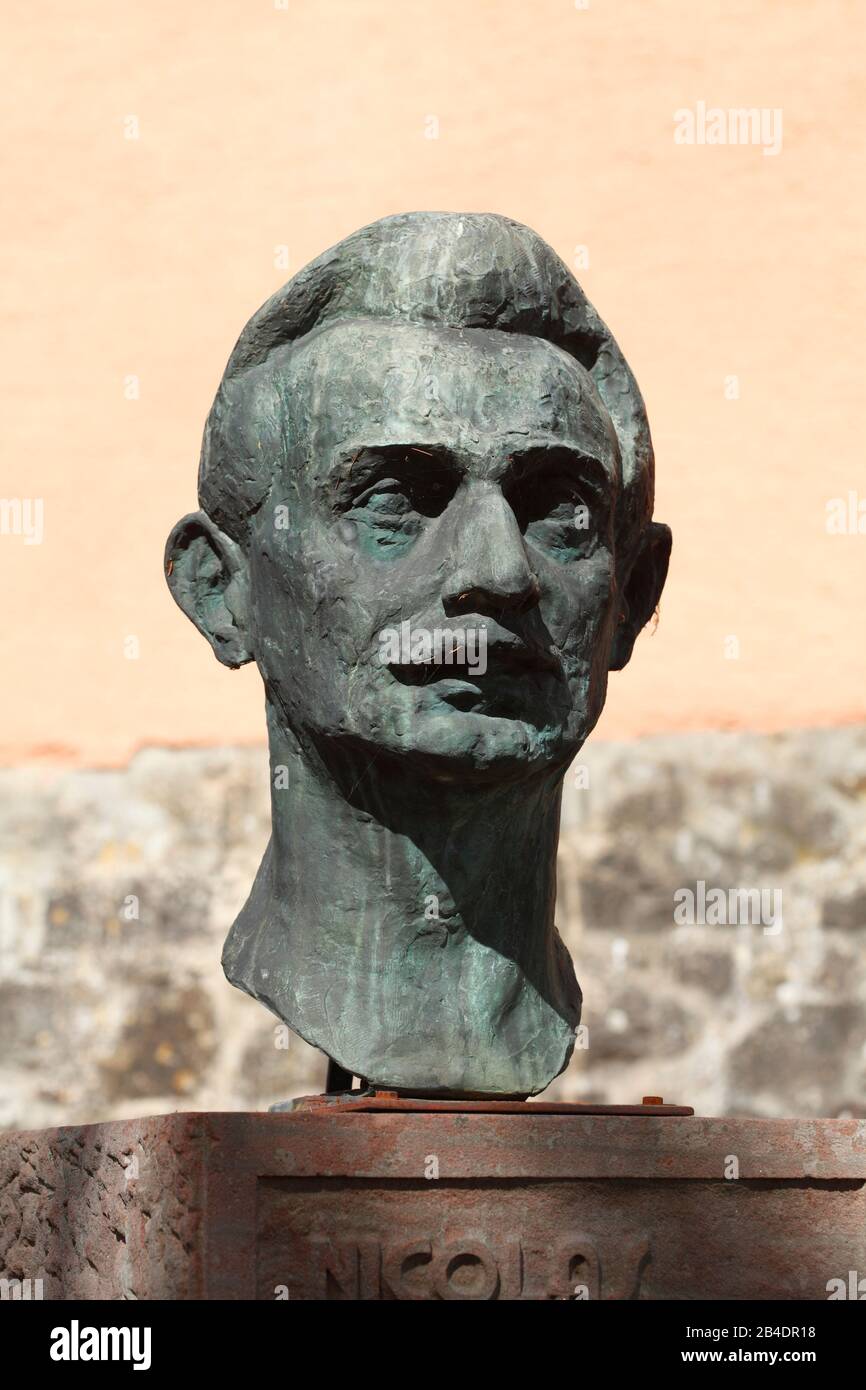 Monument to Nicholas Welter, Mersch, Luxembourg, Europe Stock Photo - Alamy
