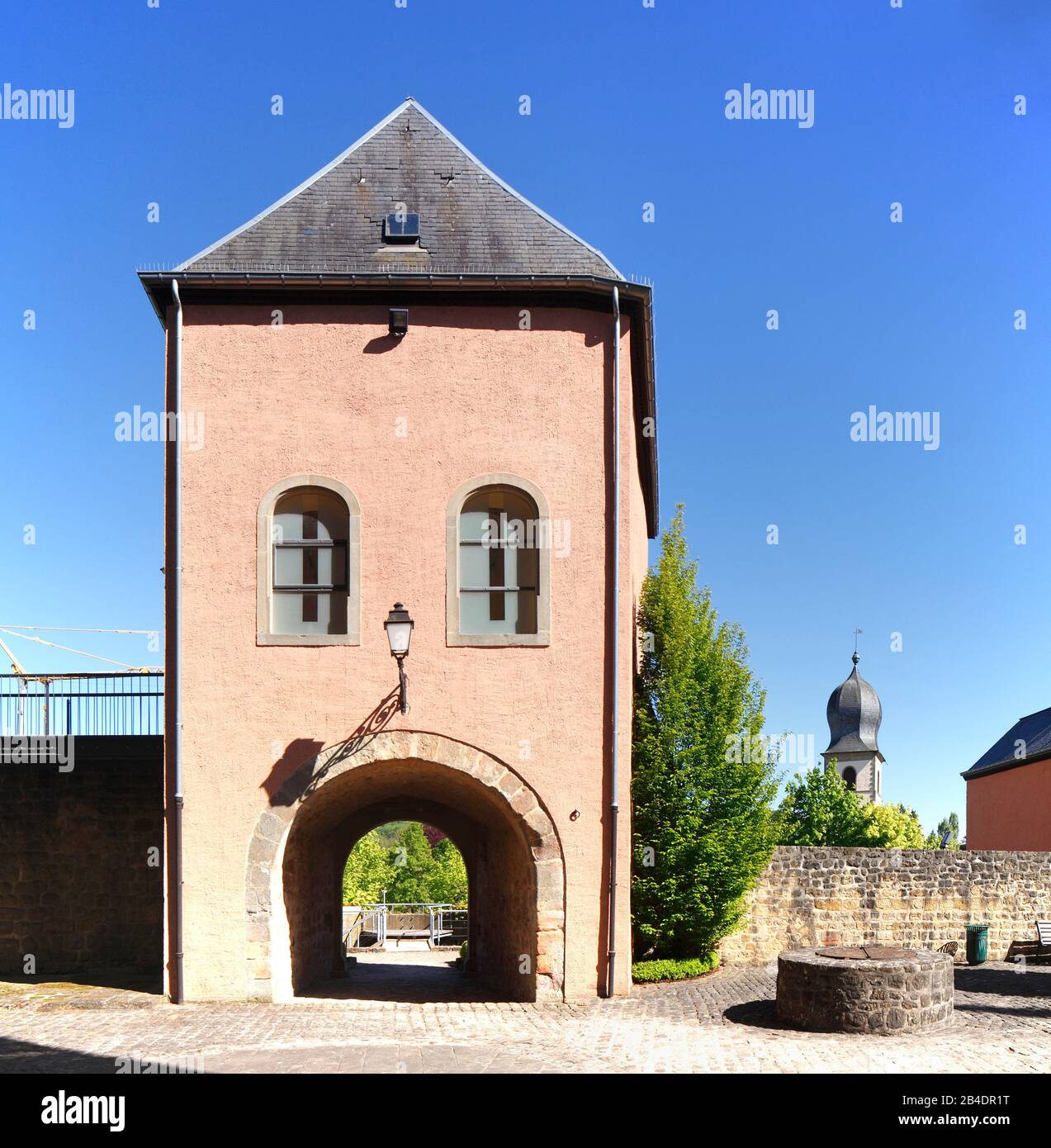 Castle, Mersch, Luxembourg, Europe Stock Photo - Alamy