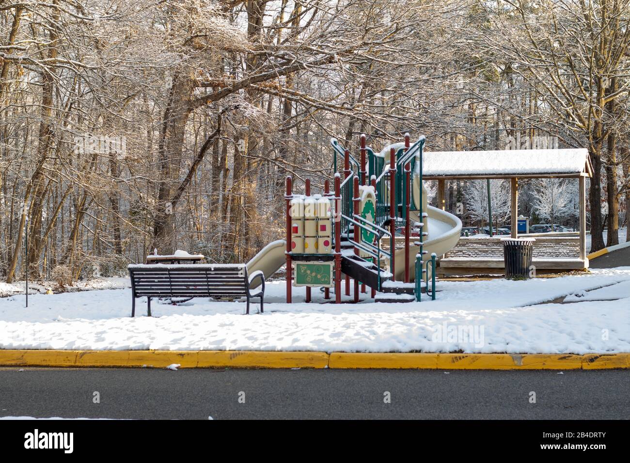 Empty playground usa hi-res stock photography and images - Alamy