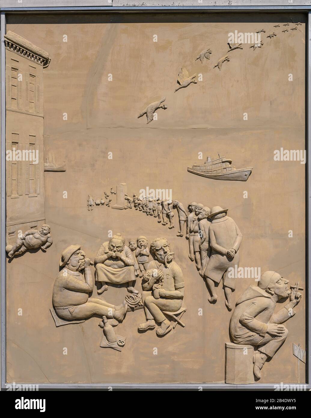 Deutschland, Baden-Württemberg, Bodensee, Ludwigshafen, Teilansicht ...