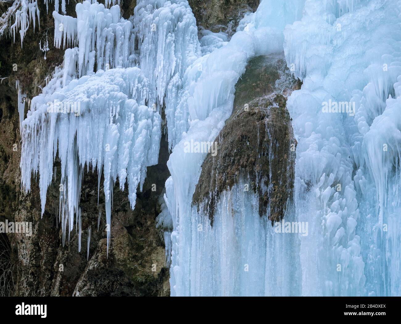 Germany, Baden-Württemberg, Bad Urach, Urach waterfall Stock Photo - Alamy