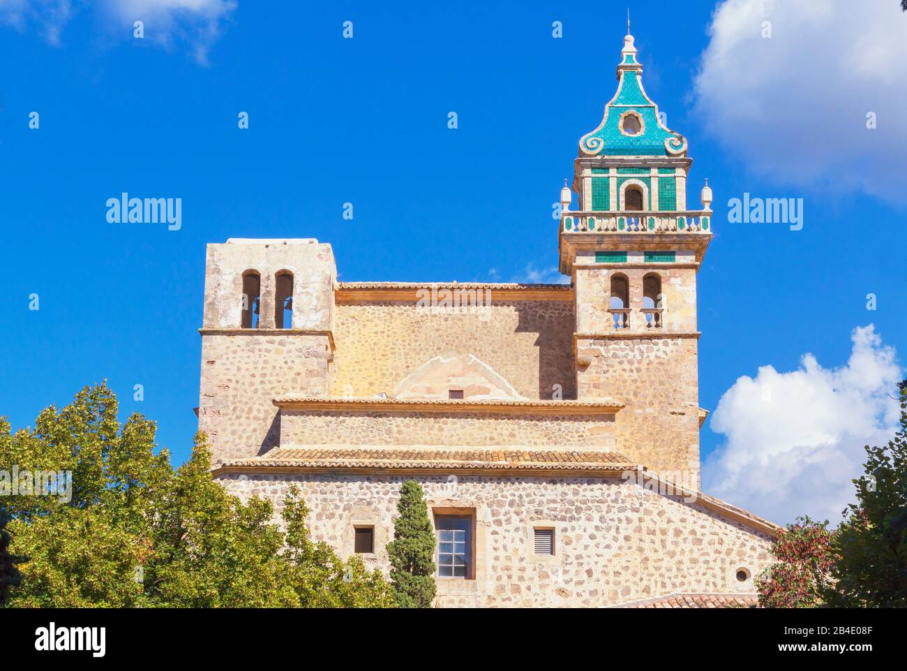 The Carthusian monastery, Valldemossa, Mallorca, Balearic Islands ...