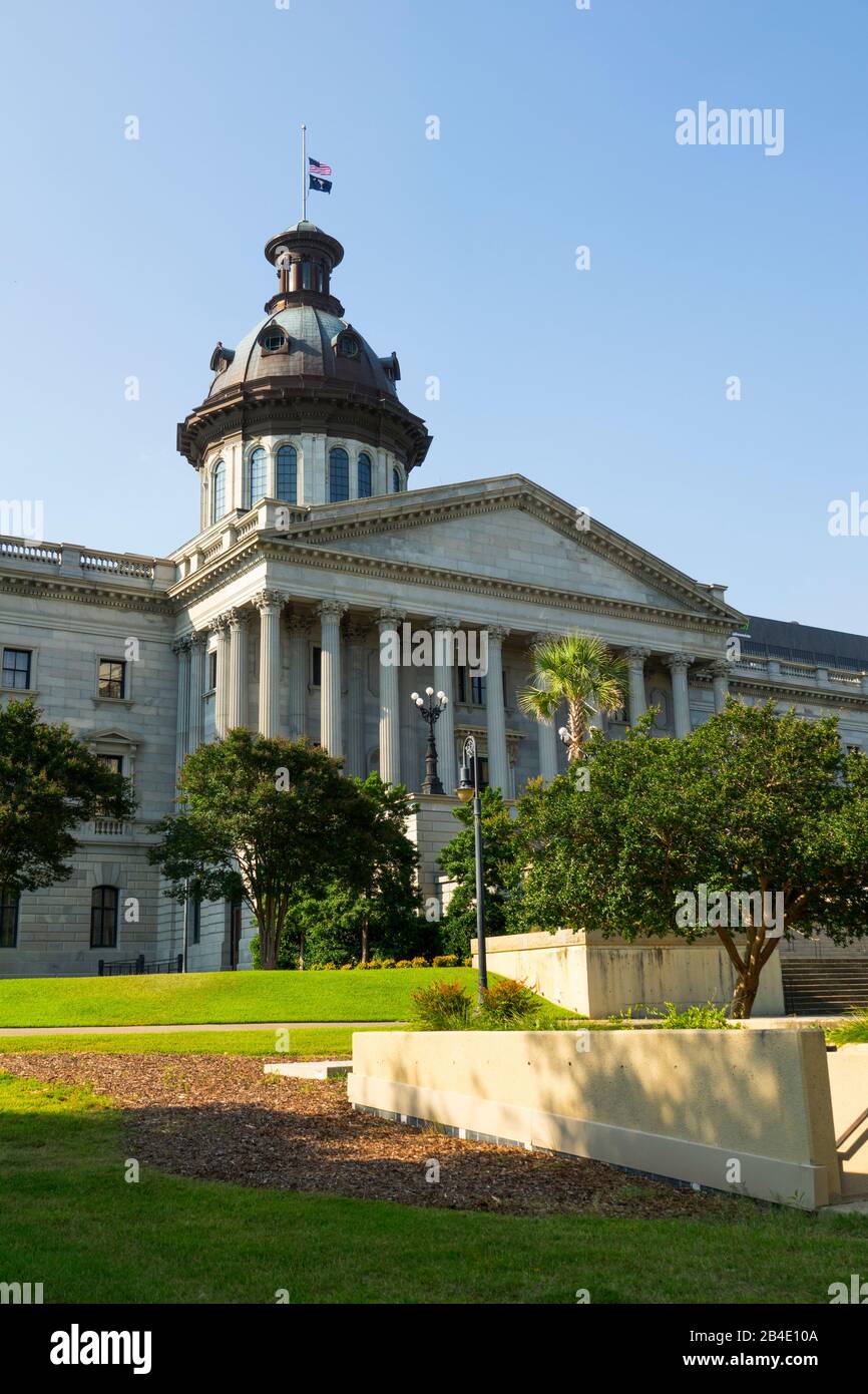 Columbia South Carolina home of the Statehouse Capital building with a ...