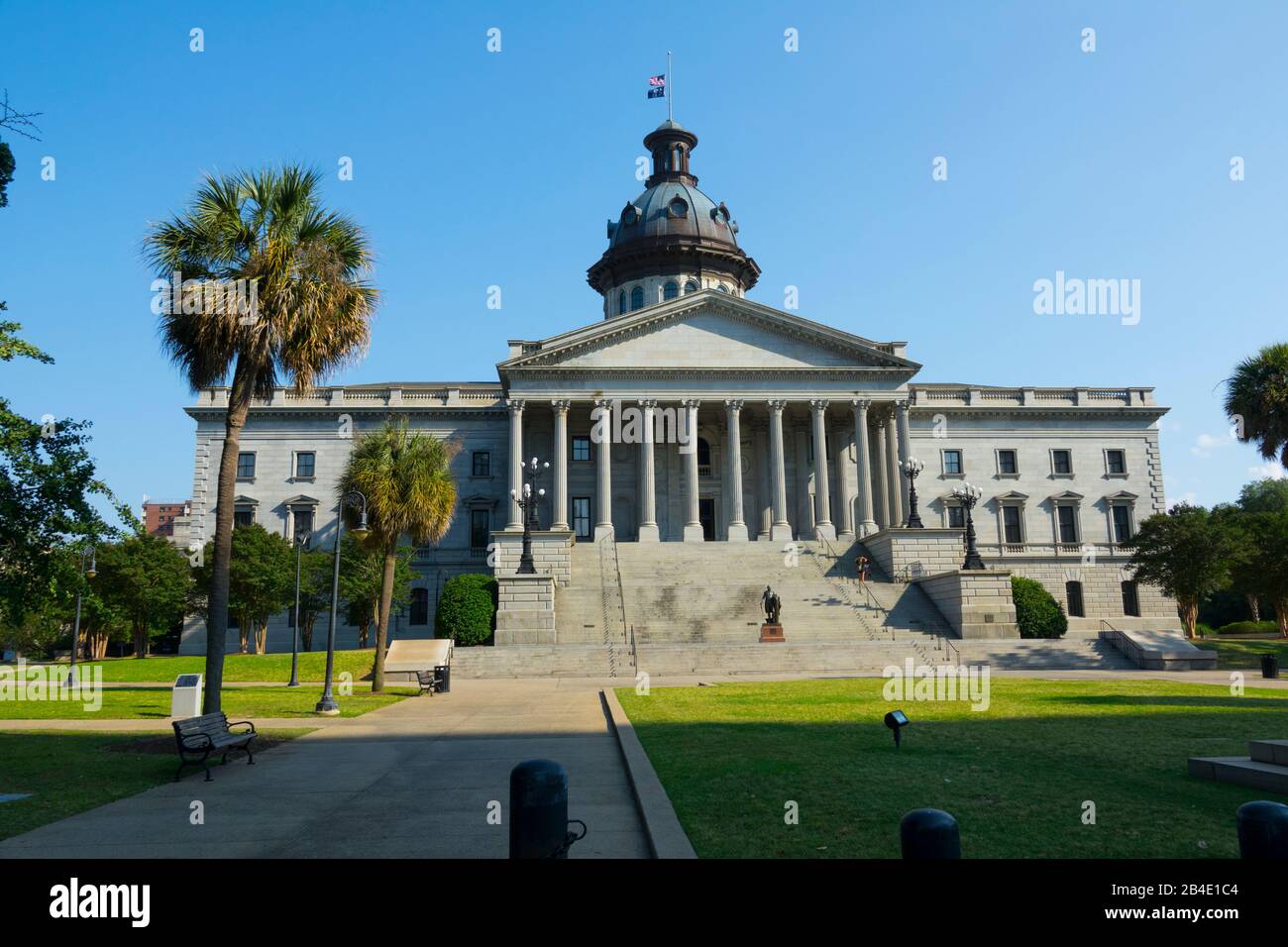 Columbia South Carolina home of the Statehouse Capital building with a ...