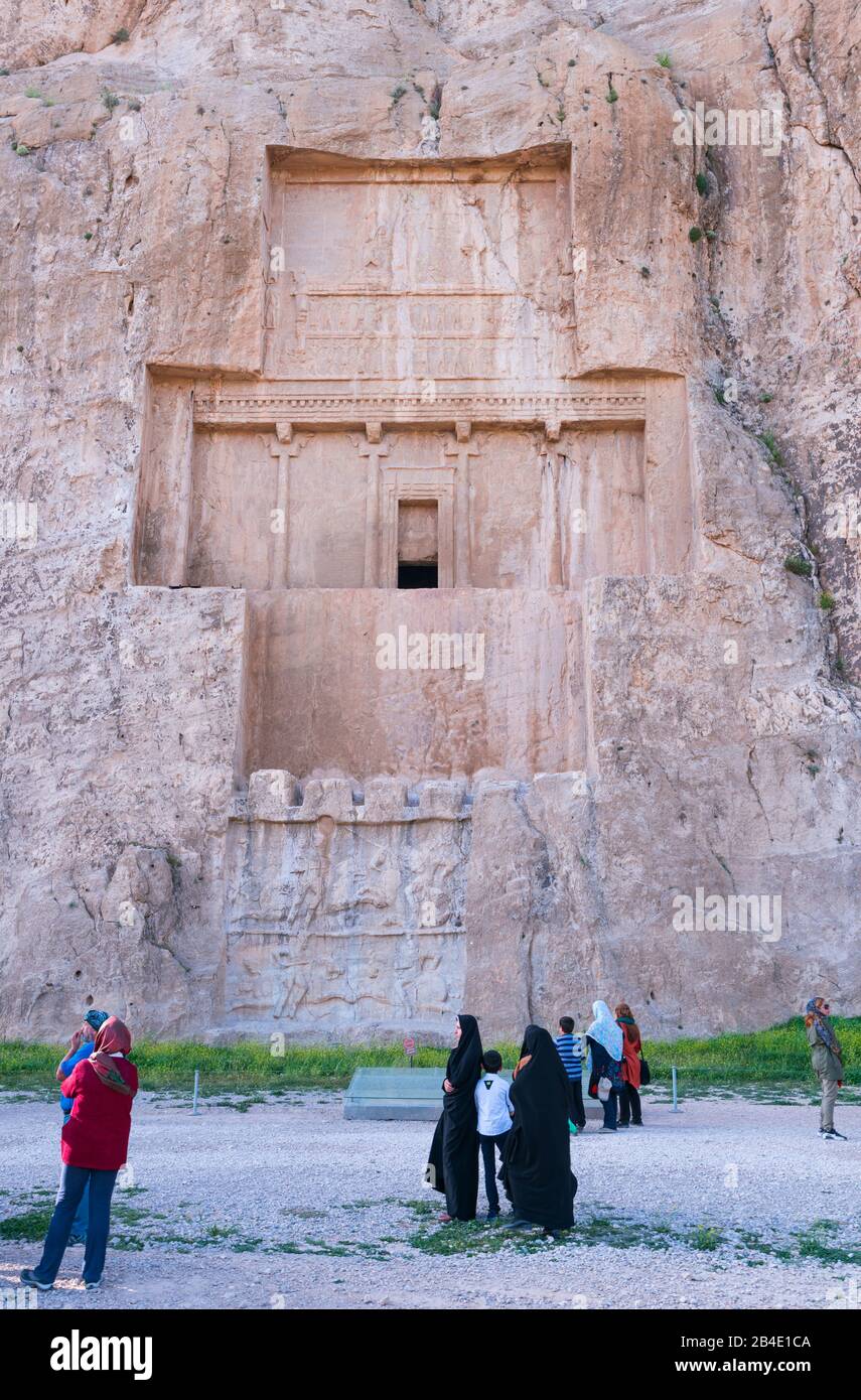 Tomb of Darius the Great, Naqsh-e Rostam Necropolis, Fars Province ...