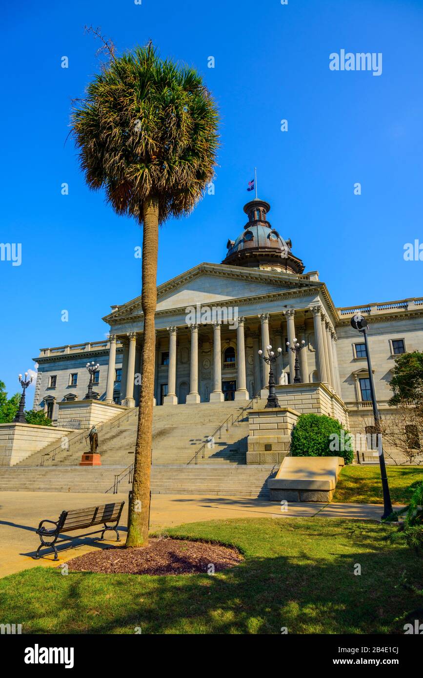 Columbia South Carolina home of the Statehouse Capital building with a ...