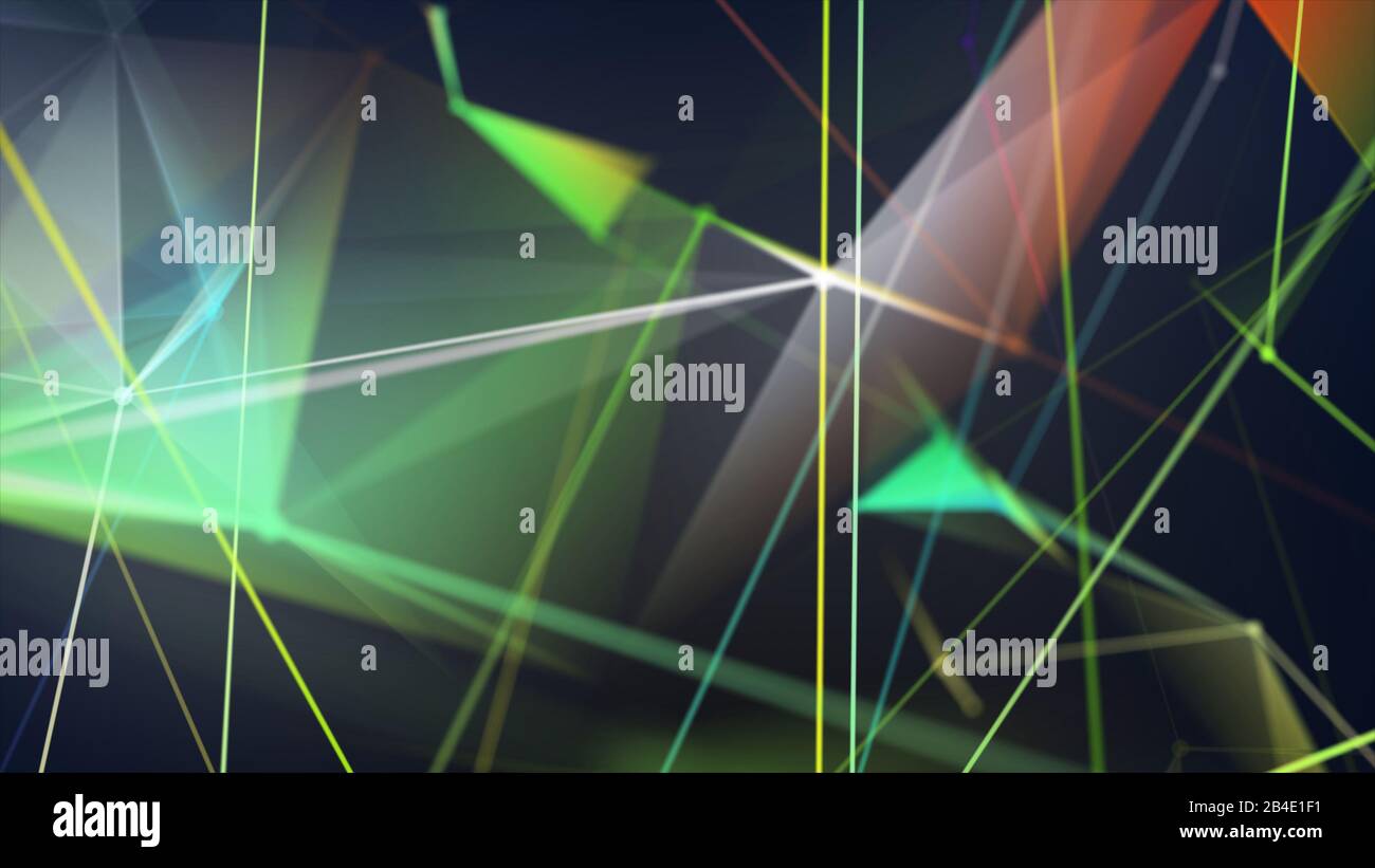 Colorful abstract background with plexus elements Stock Photo - Alamy