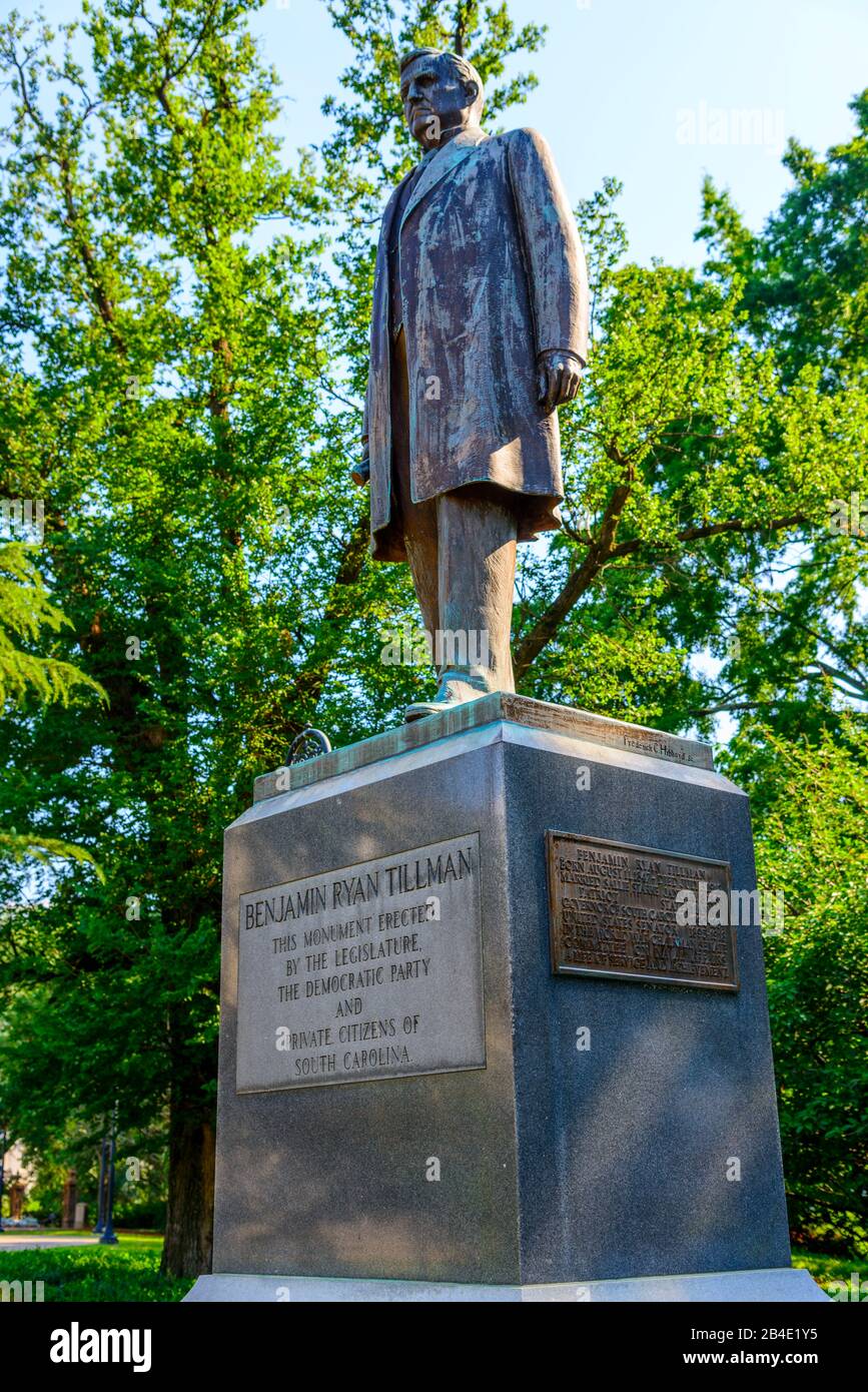 Benjamin Tillman Columbia South Carolina home of the Statehouse Capital ...