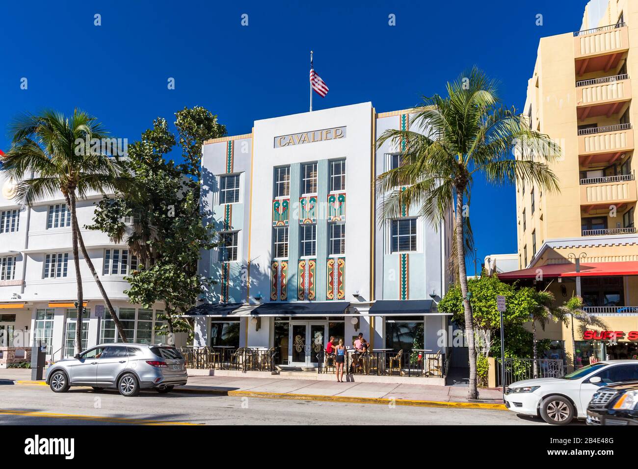 Cavalier Hotel, Ocean Drive, Art Deco District, South Beach, Miami ...