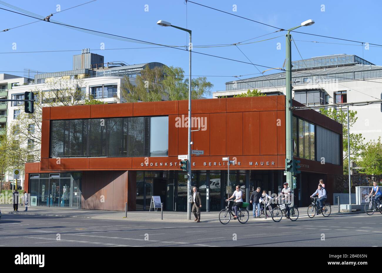 Besucherzentrum, Gedenkstaette Berliner Mauer, Bernauer Strasse, Mitte ...