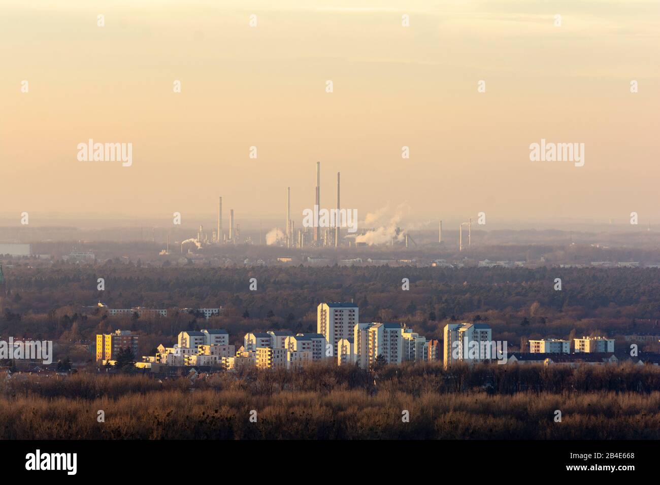 Germany, Baden-Württemberg, Karlsruhe, view from the Karlsruher ...